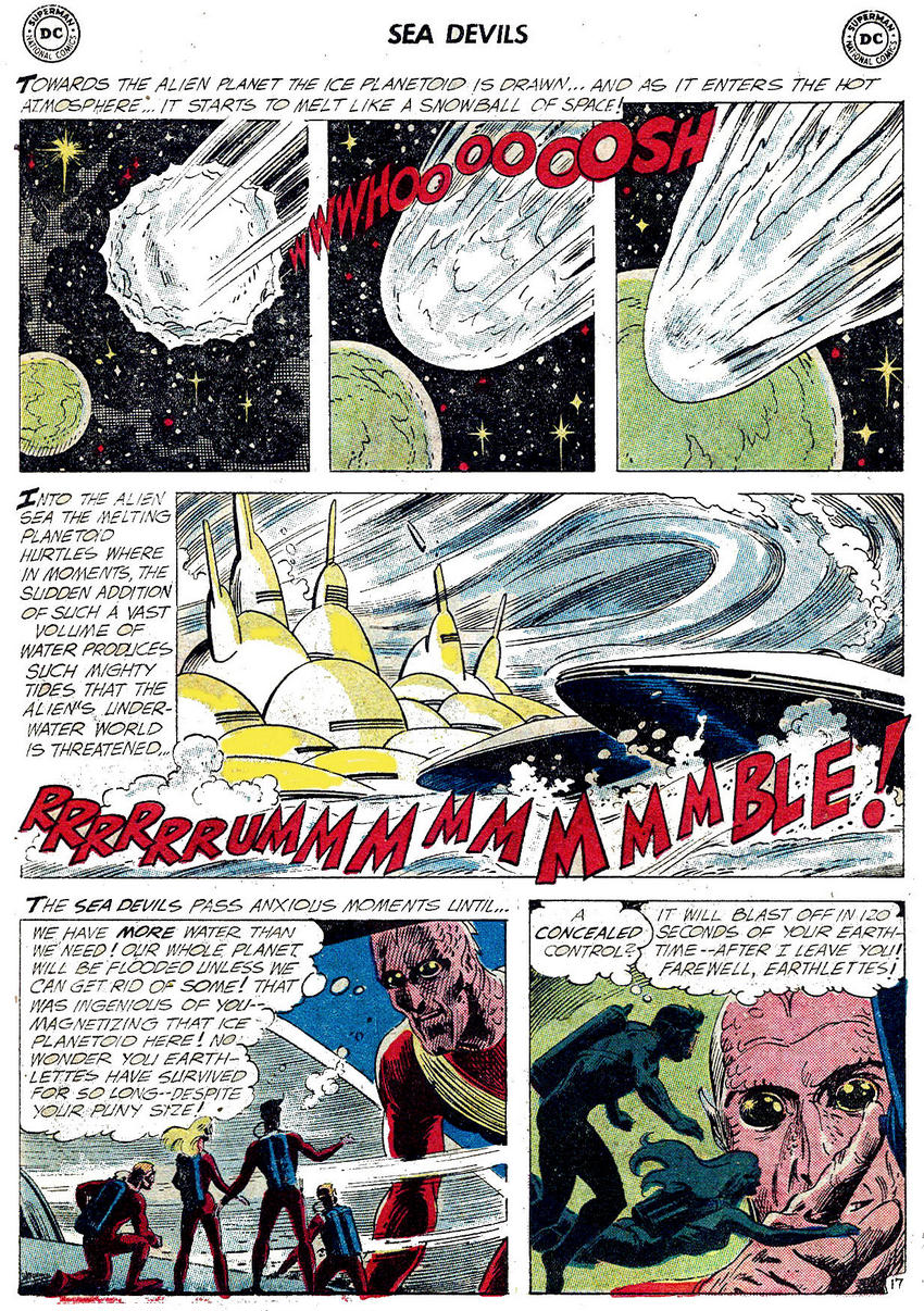 Pappy's Golden Age Comics Blogzine: Number 1648: Sea Devils, alien ...