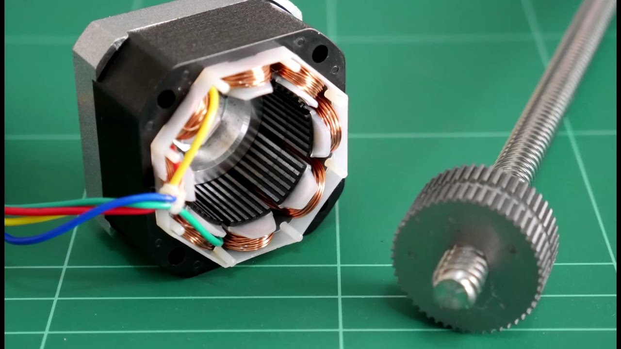 المحرك الخطوي مكوناتة وكيف يعمل وبعض استخداماته stepper motor