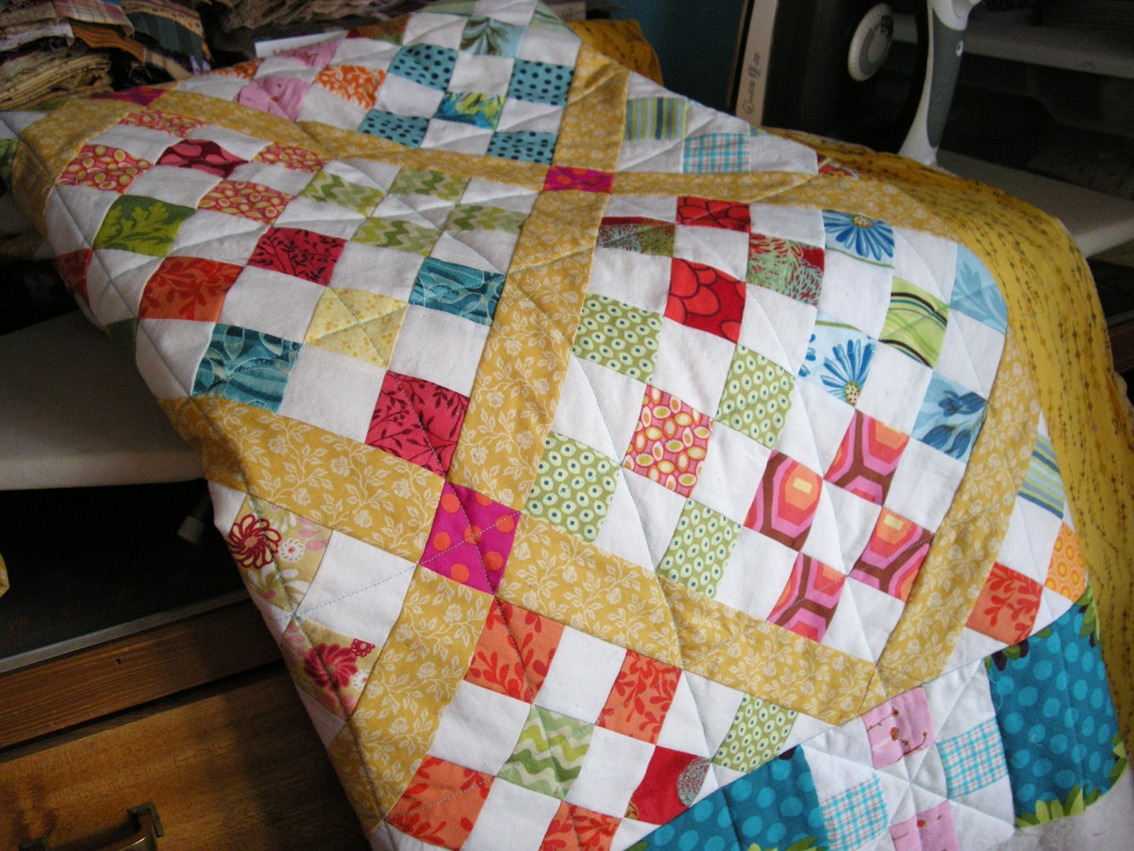 Quilty Folk: Slow Stitching and Machine Quilting in the Same Weekend!