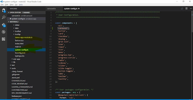 Explore Sitecore: carousel with angular material 2