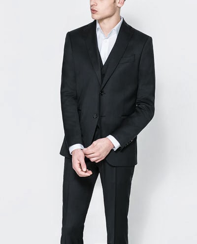 6 Moda: Zara men 2014 Suits - LIMITED EDITION BLACK SUIT - moda formal ...