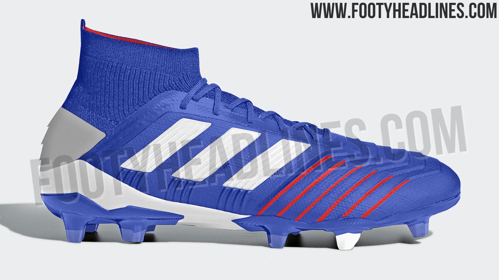 Blue / White / Red Next-Gen Adidas Predator 2019 Boots Leaked - Footy ...