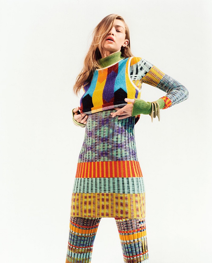 Missoni Fall/Winter 2017 Campaign featuring Gigi Hadid