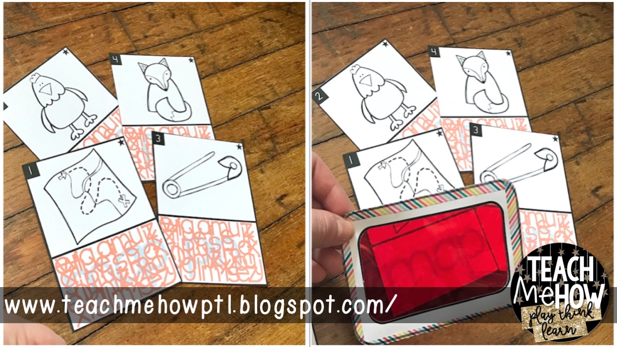 Literacy Center: Secret Message CVC Words - Teach Me How