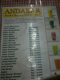 Diah Ayu Astrini: Steak Andakar