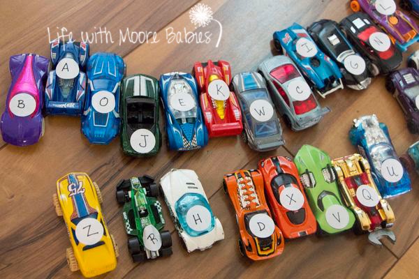 Race the Alphabet for Fun, Hands-on Learning - Life with Moore Babies