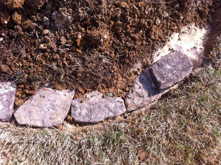 Susan Snyder: DIY STONE LANDSCAPE BORDER 2