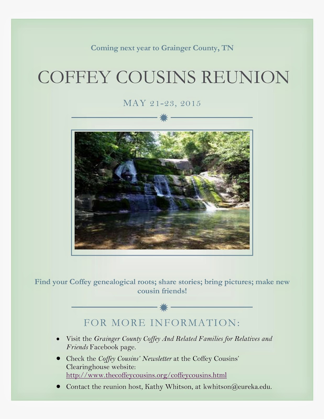 The Edward Coffey Project: 2015 Coffey Cousins' Reunion