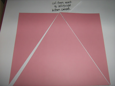 Sharon It With You: Triangle Star card with 12 X 12 measurements