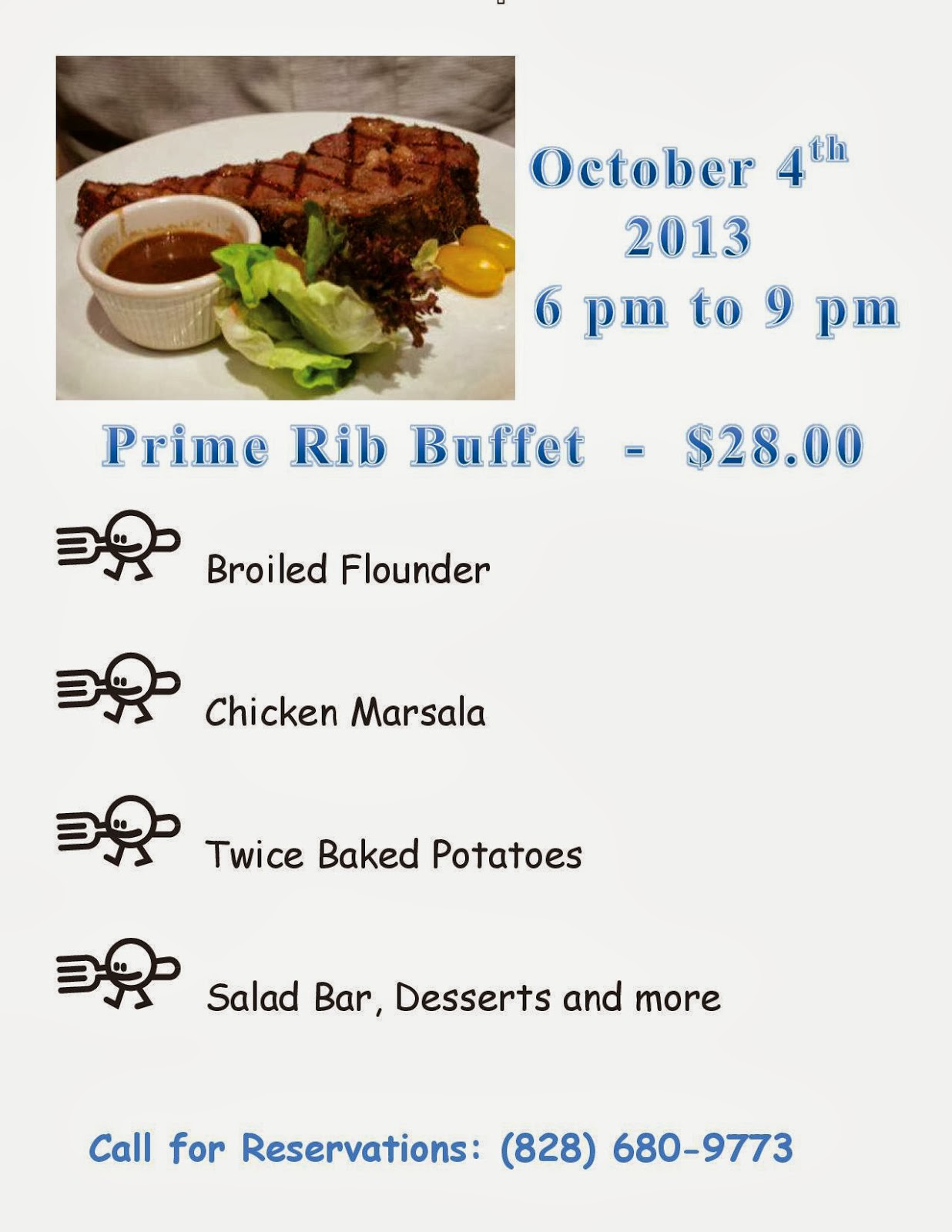 Wolf Laurel Country Club Bulletin Board: Prime Rib Buffet - Friday ...