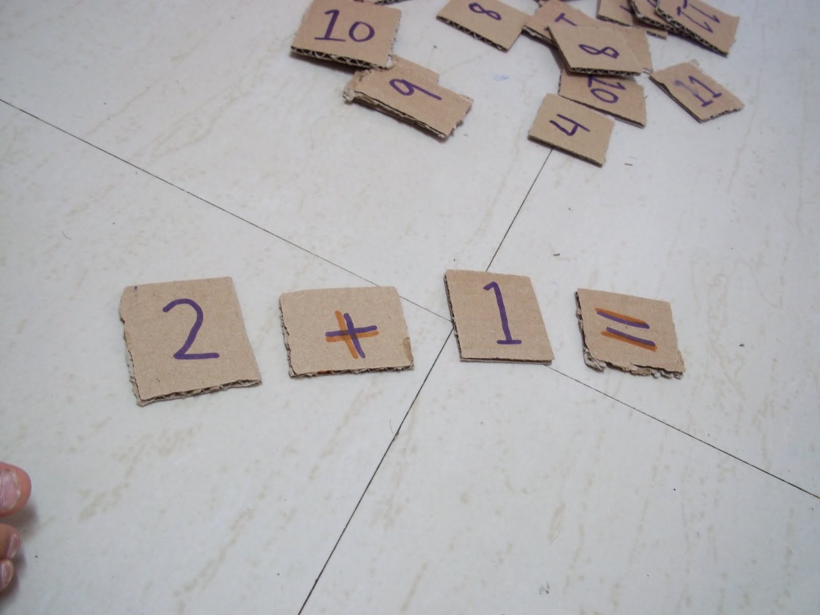 Homemade Arithmetic Manipulatives for Homeschooling | Penniless Parenting