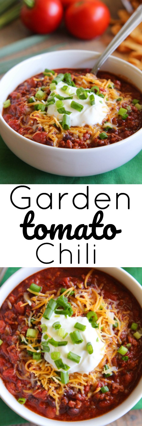 Eat Cake For Dinner: Fresh Garden Tomato Chili