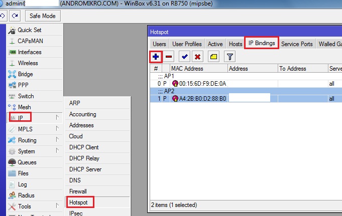 Cara Block Mac Dan IP Address User Wifi Di Mikrotik | TIPS BELAJAR ...