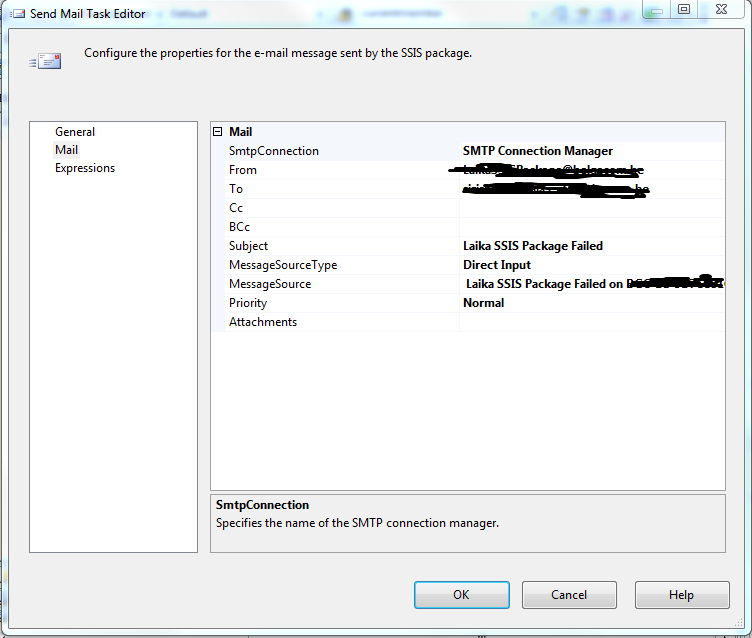 Ssis Send Mail Task Step By Step