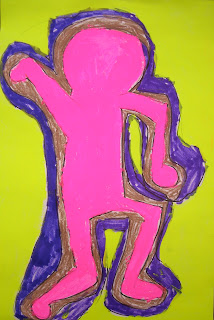 Mrs. Manzella's Student Gallery: 1ST GRADE: KEITH HARING ACTION FIGURES
