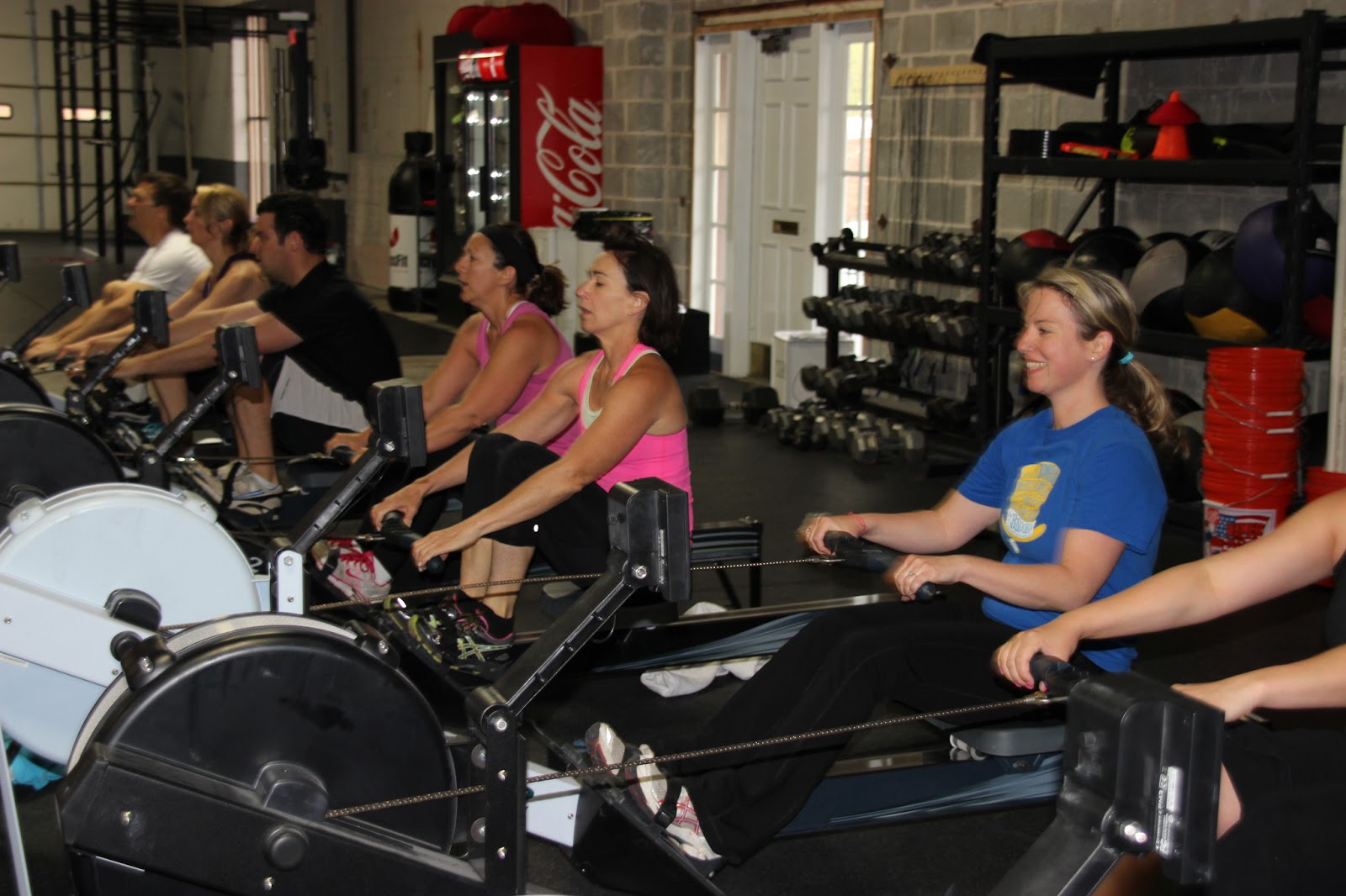 CrossFit St. Louis: 2K erg test: You Can Run (row) But You Can't Hide!
