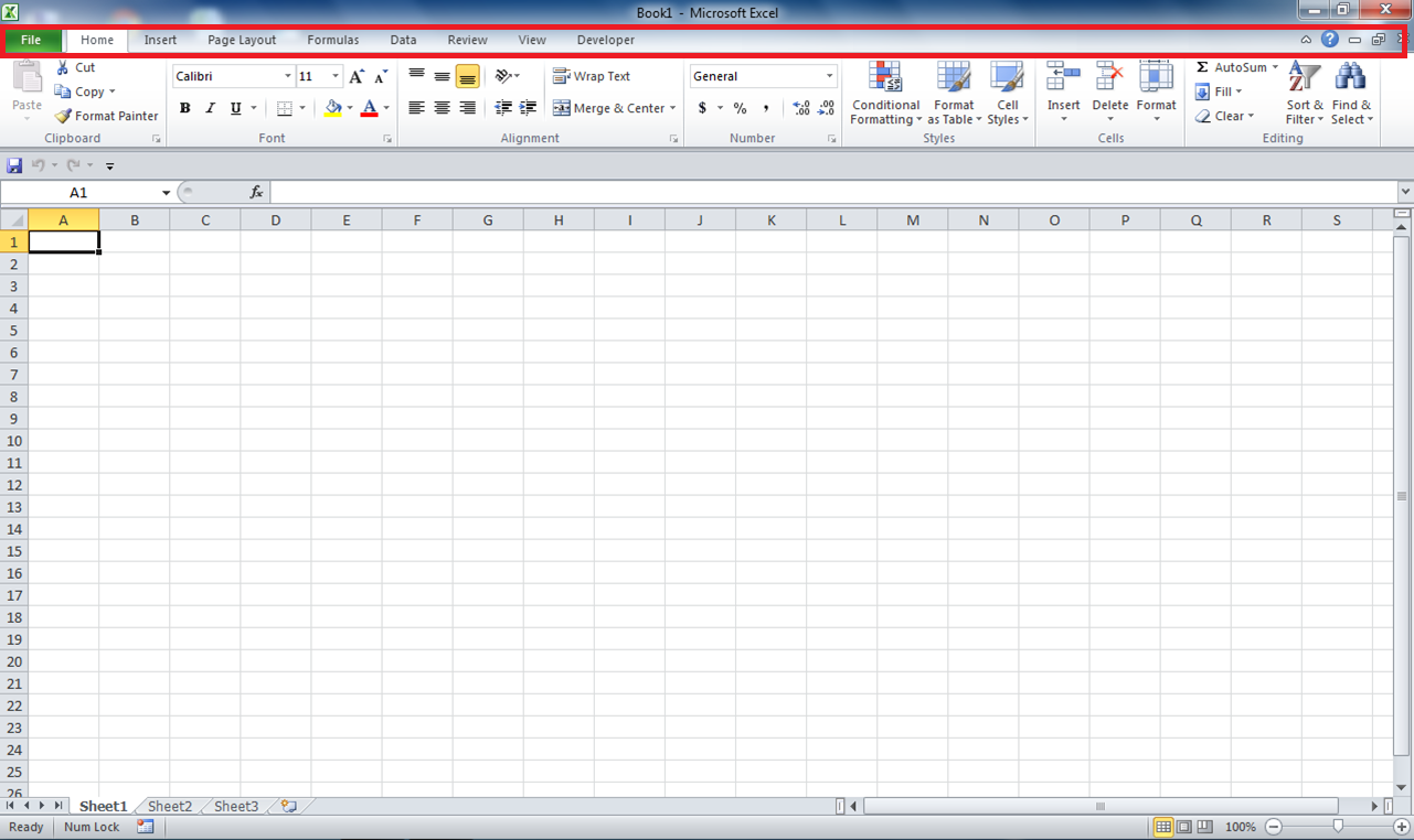 Microsoft Excel Fromulas and VBA: Excel Anatomy- Part03 Excel Interface ...