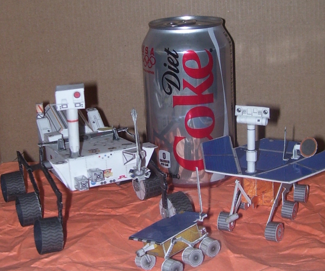 John's Paper Models etc: Mars Rovers
