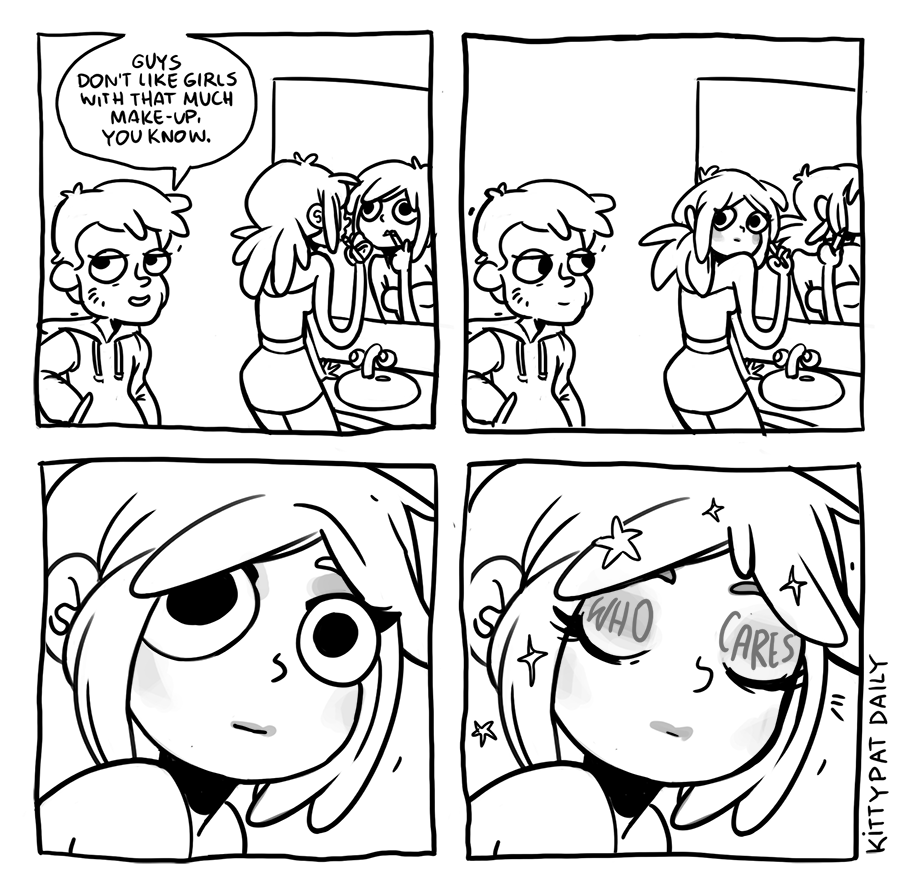 Smoking Cool Cat: Wednesday Comics: Kittypat Daily