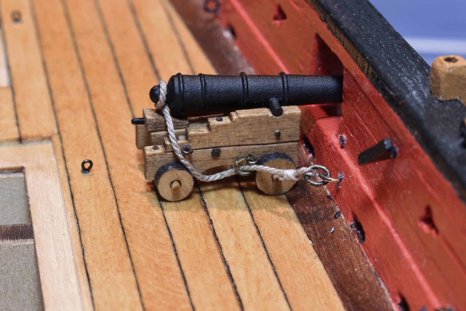 Armed Virginia Sloop 1768 10. - Rigging the gun carriages | Historic ...