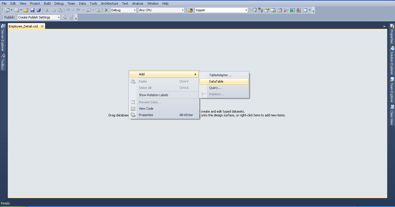 How To Create Crystal Report In Using Dataset Aspmantra Aspnetmvcangularjsjquery