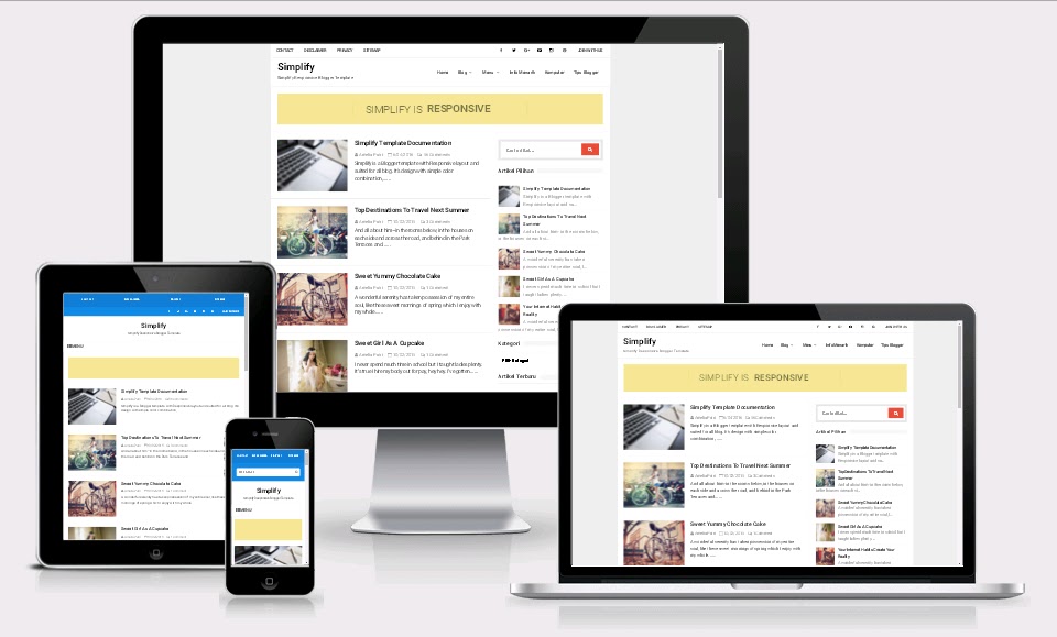 Simplify Free Responsive Blogger Template | Thinhnd Share