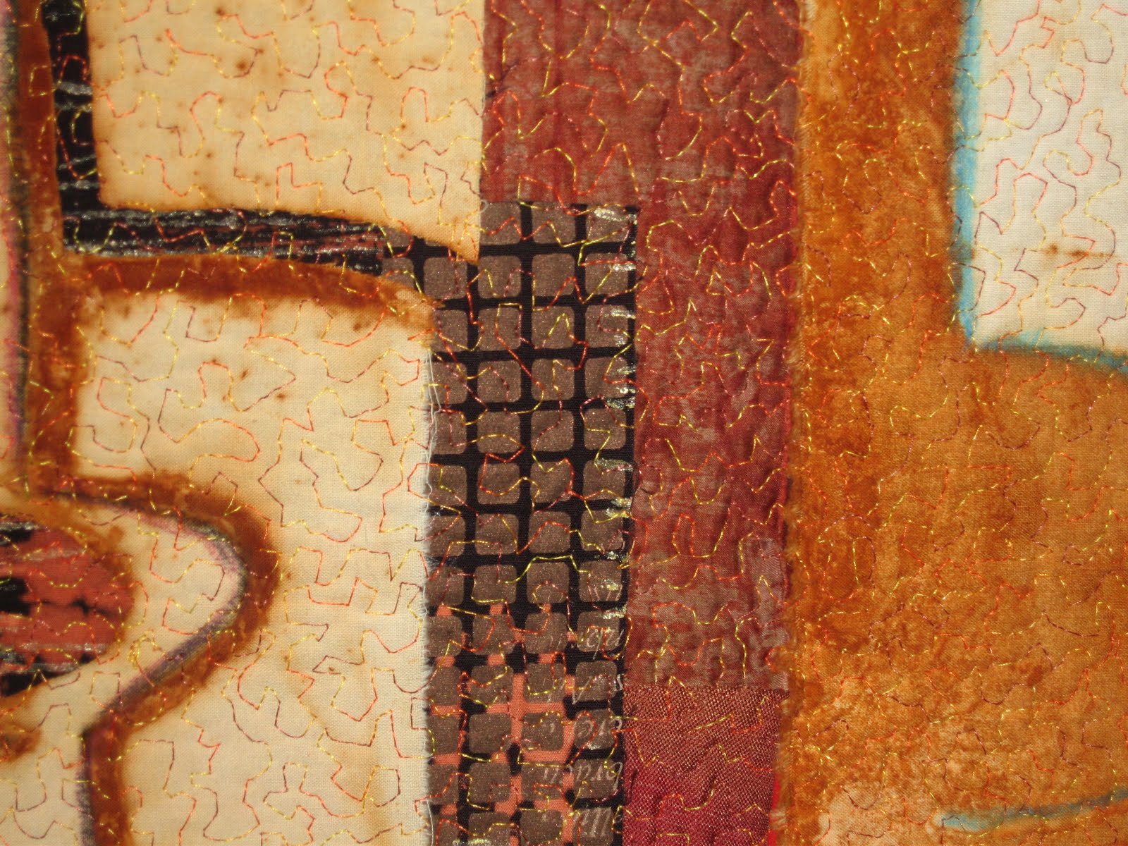 itsallaboutme: Rusted Fabric Quilts