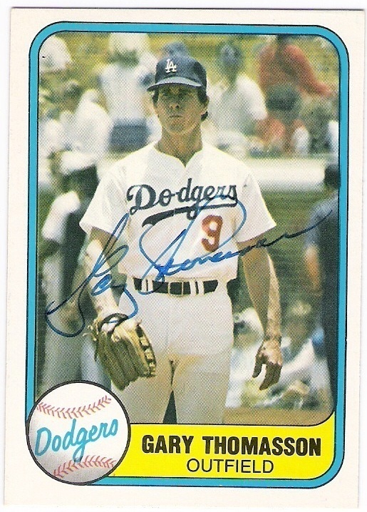 garvey cey russell lopes: gary thomasson through the mail success!