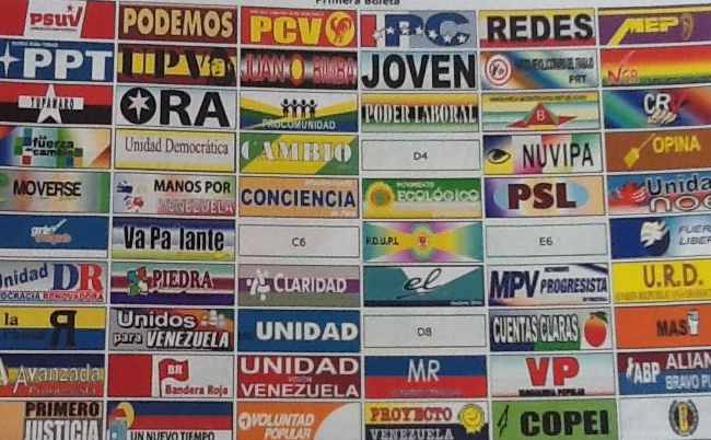 Venezuela: Así es la boleta de votación para las regionales. | pd blog