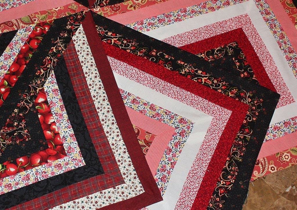 Sarah Lynn's Quilting: Strata Star Table Topper -- Top is Done