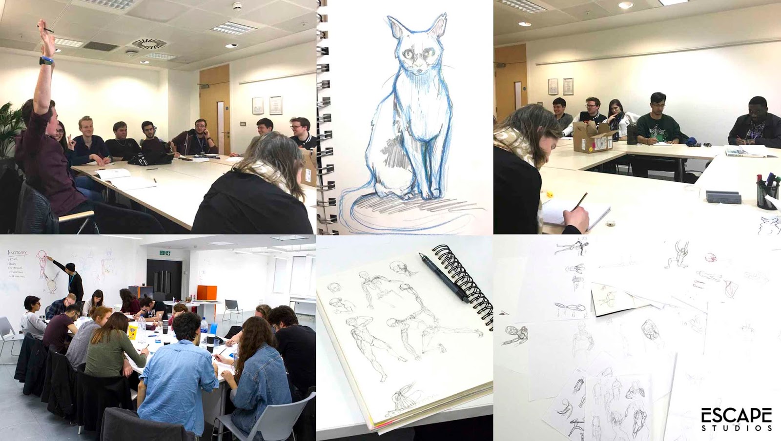 Escape Studios Animation Blog: Drawing Club Returns with Simone Giampaolo