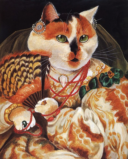 Il mondo di Mary Antony: Susan Herbert - cats art