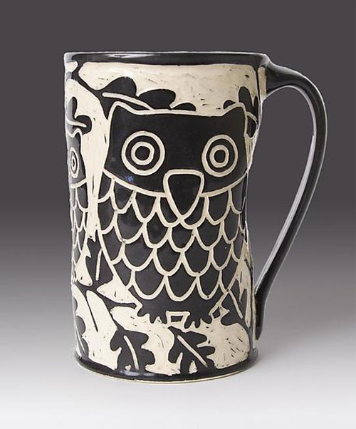 My Owl Barn: Black and White Ceramics by Jennifer Falter