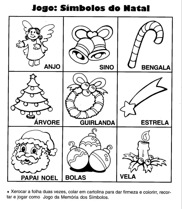 Atividades Natal Murais SÍmbolos Cartazes Enfeites Montagens Desenhos