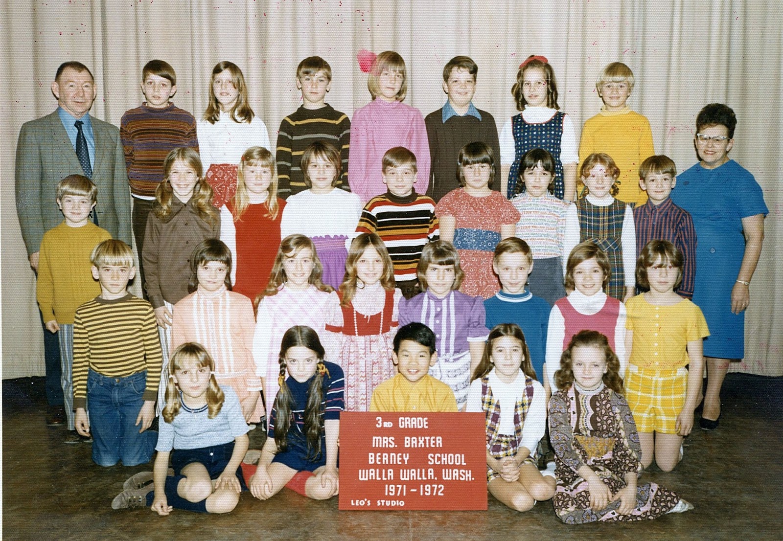 History of Walla Walla Public Schools: Berney Class Photos 1970's