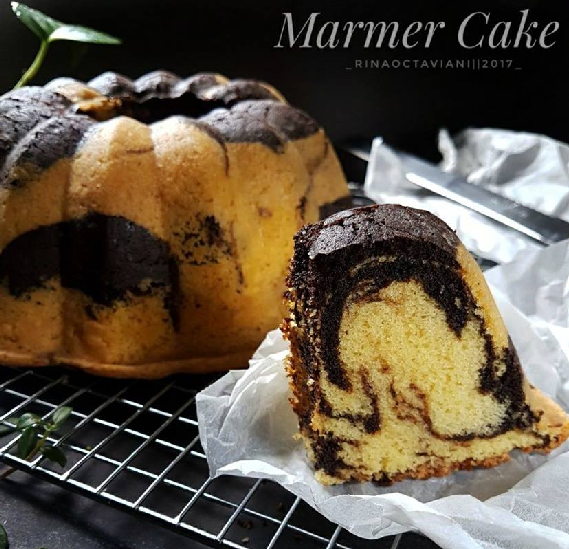 Resep dan Cara Membuat Marmer Cake Titi Rusman - RESEPXYZ