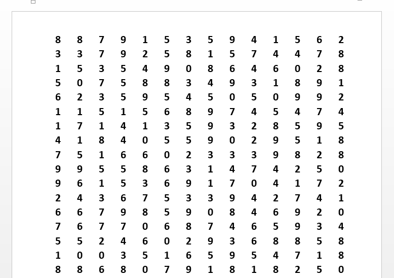 Cara Membuat Lembar Tes Pauli - Kraepelin - Psikotes Dunia Kerja
