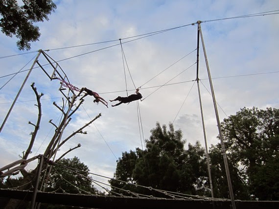 Flying Trapeze Lesson - The Runner Beans