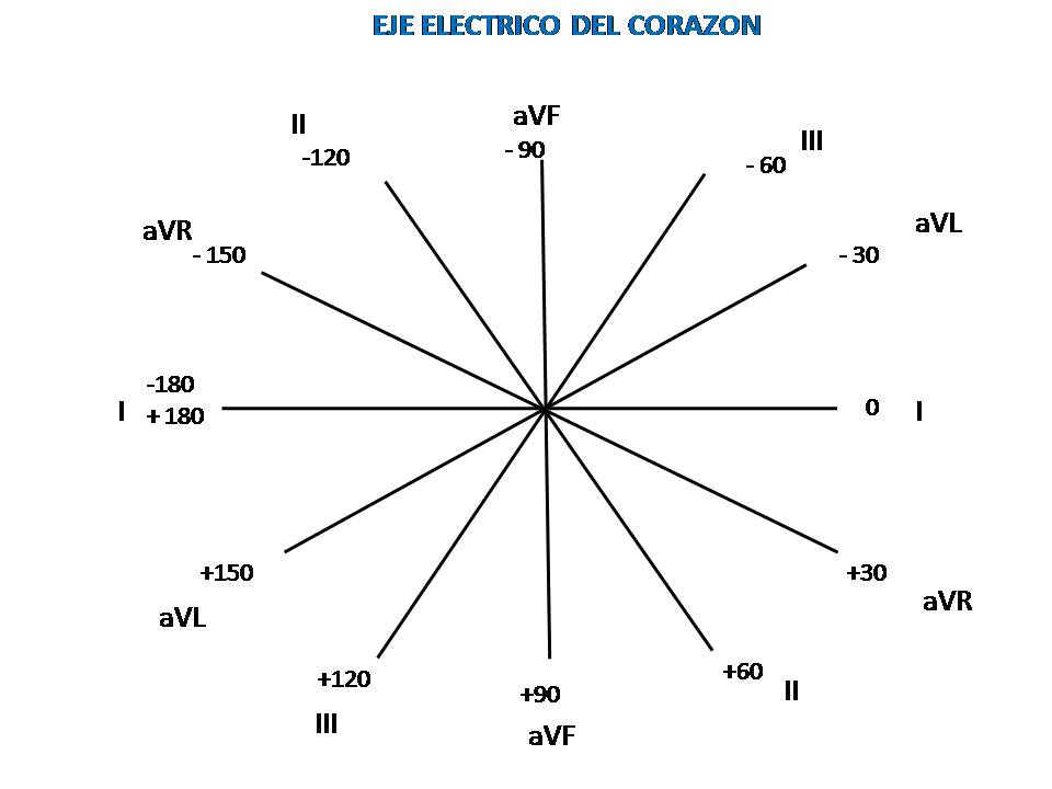 Fisiologia de Marin: Eje eléctrico del corazón