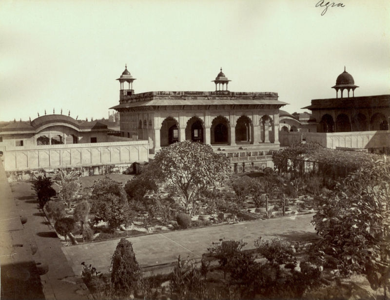 Khas Mahal of Agra Fort - India 1875 - Old Indian Photos