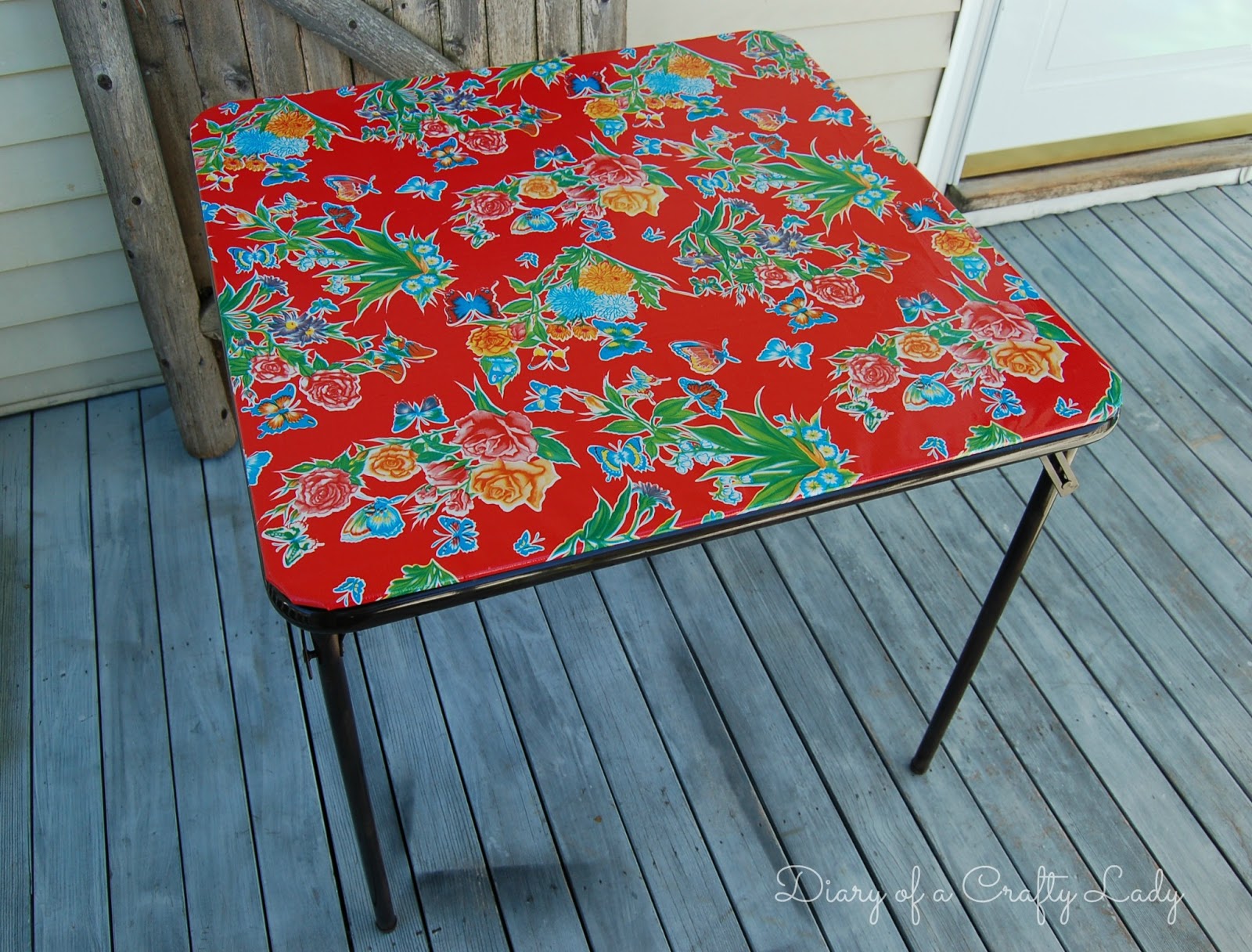 Diary of a Crafty Lady: Card Table Rehab