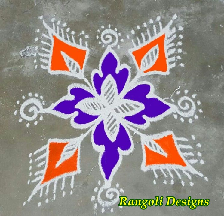 Dots Rangoli: Simple kolam designs with dots / easy rangoli / chukkala ...