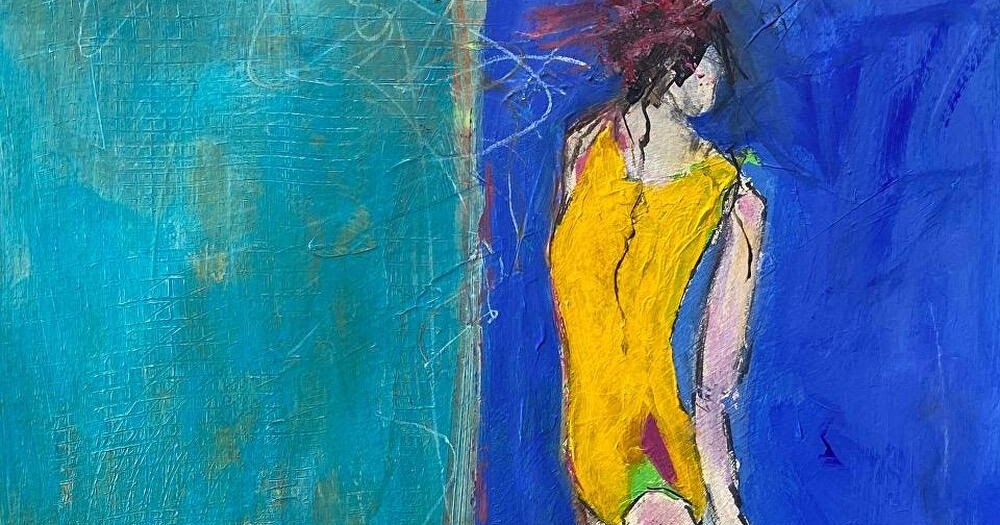 Daily Painters Abstract Gallery: Dancer, Figurative Fine Art Painting ...