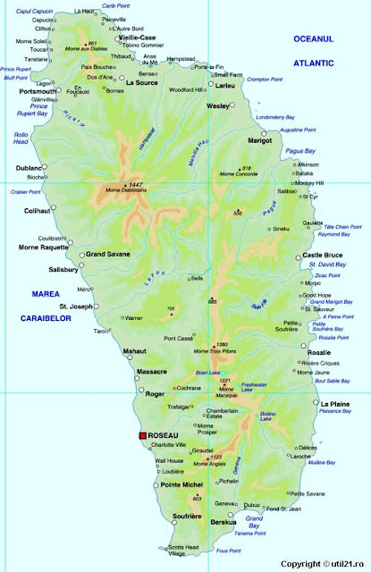 CARTES DE LA DOMINIQUE