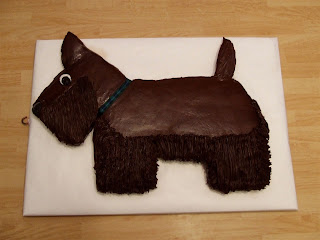 Honeycomb : Scottish Terrier cake!
