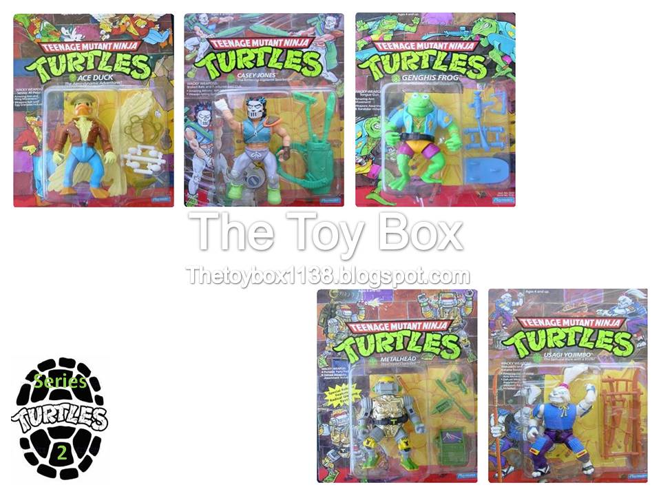 The Toy Box: Teenage Mutant Ninja Turtles: 1988 and 1989 (Playmates Toys)