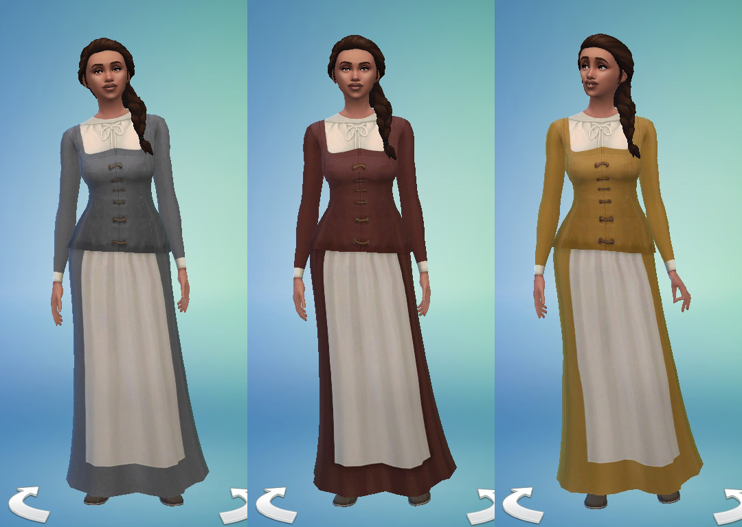 TS4: Celtic Dress | History Lover's Sims Blog