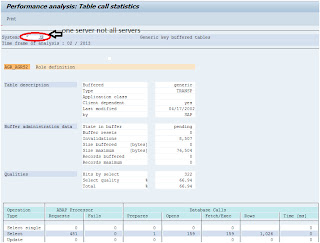 How to run SAP ST10 and do performance analysis on table buffering