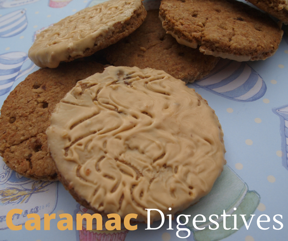 Mrs Bishop's Bakes and Banter: Caramac Digestives *RECIPE*