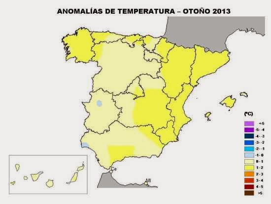 El tiempo atmosferico: ¿Cómo ha sido este otoño?